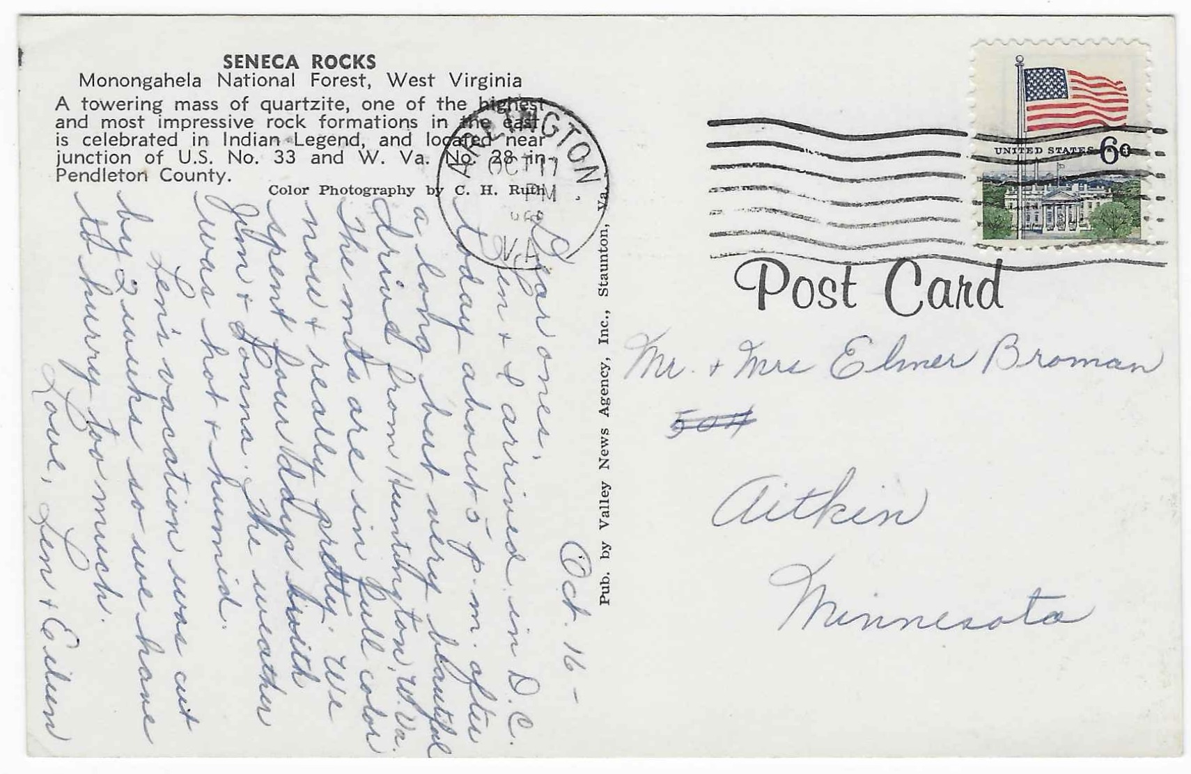 Postcards, Seneca Rocks – Museum 76